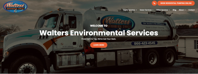 Our New Website is Live! | Walters Environmental Services